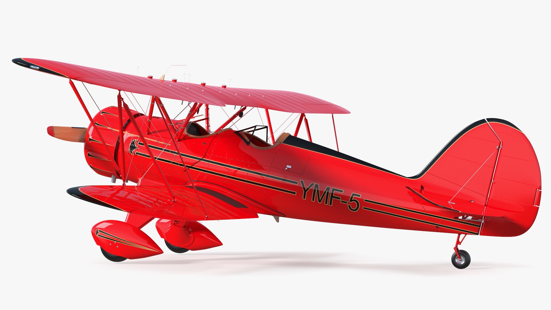 Spirit of 30A Coastal Biplane YMF-5 3D model - TurboSquid 2046634