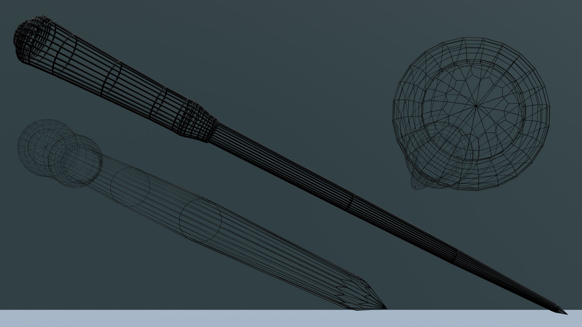 Icy Magic Wand 3D Model - TurboSquid 2044790