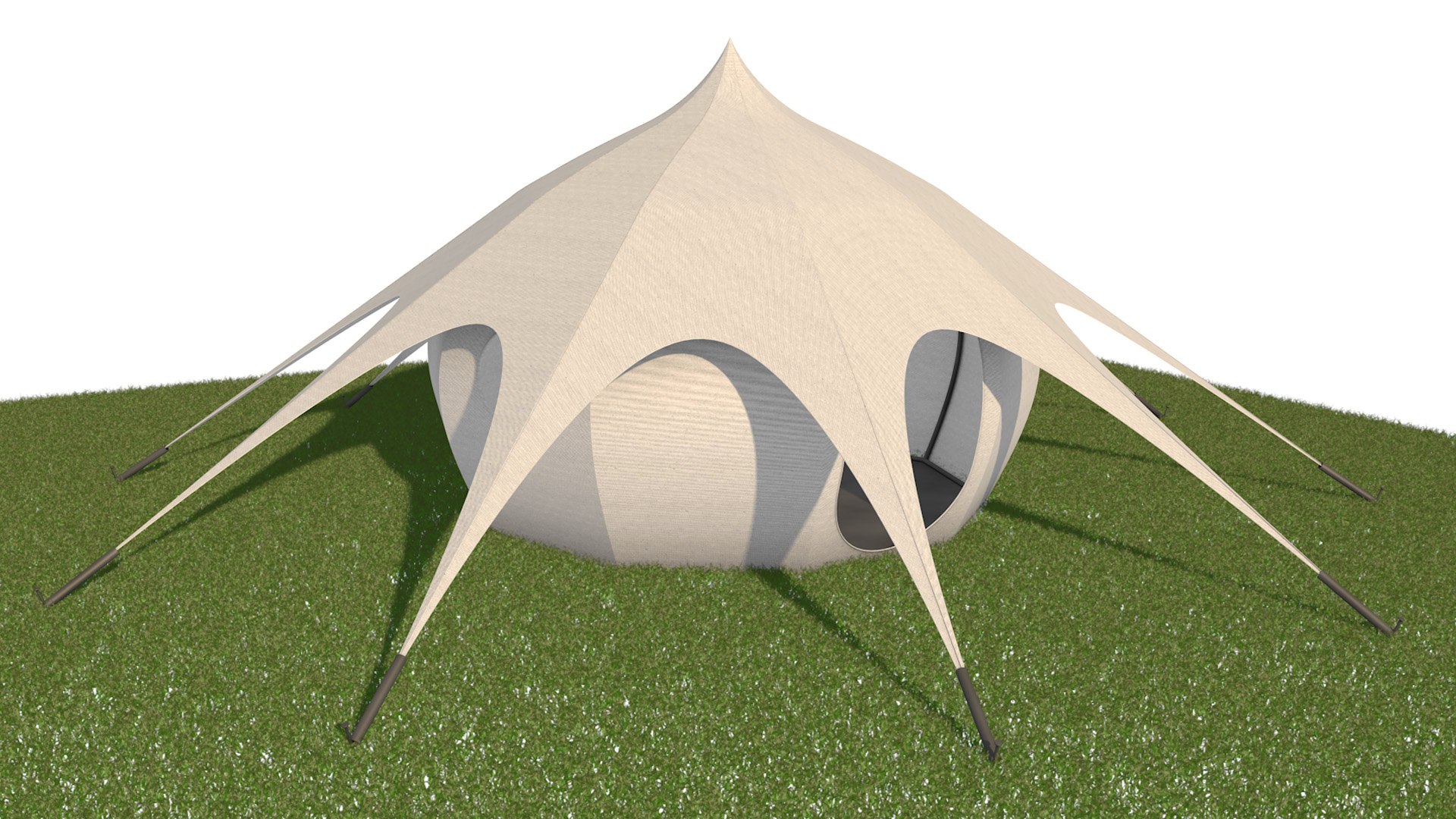Yurt Tent 3D Model - TurboSquid 1469208