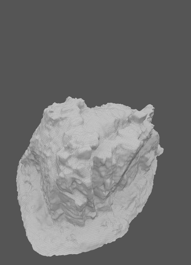 3D Rock Mountain A1 Model - TurboSquid 2324250