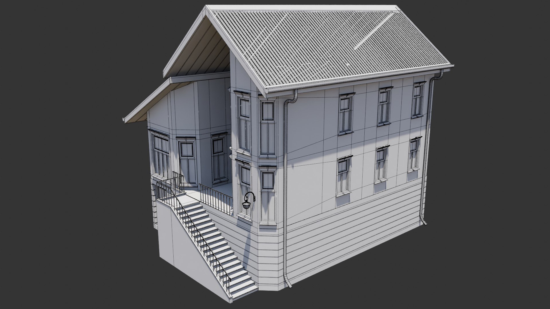 3D Model Village House 12 - TurboSquid 2237388