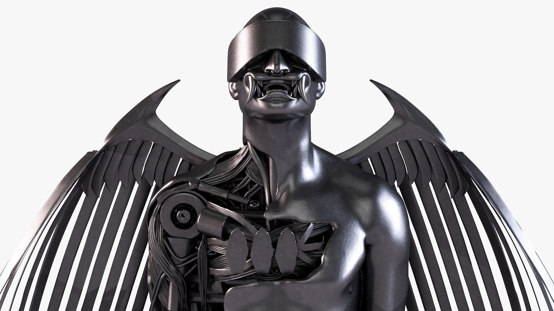 3D Cyborg Model - TurboSquid 1947493