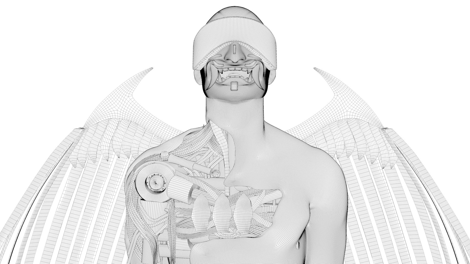 3D Cyborg Model - TurboSquid 1947493