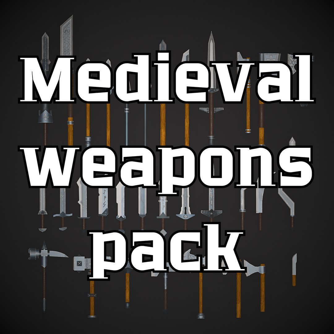 Medieval Weapons Pack Low-poly 3D Model 3D Model - TurboSquid 2323925