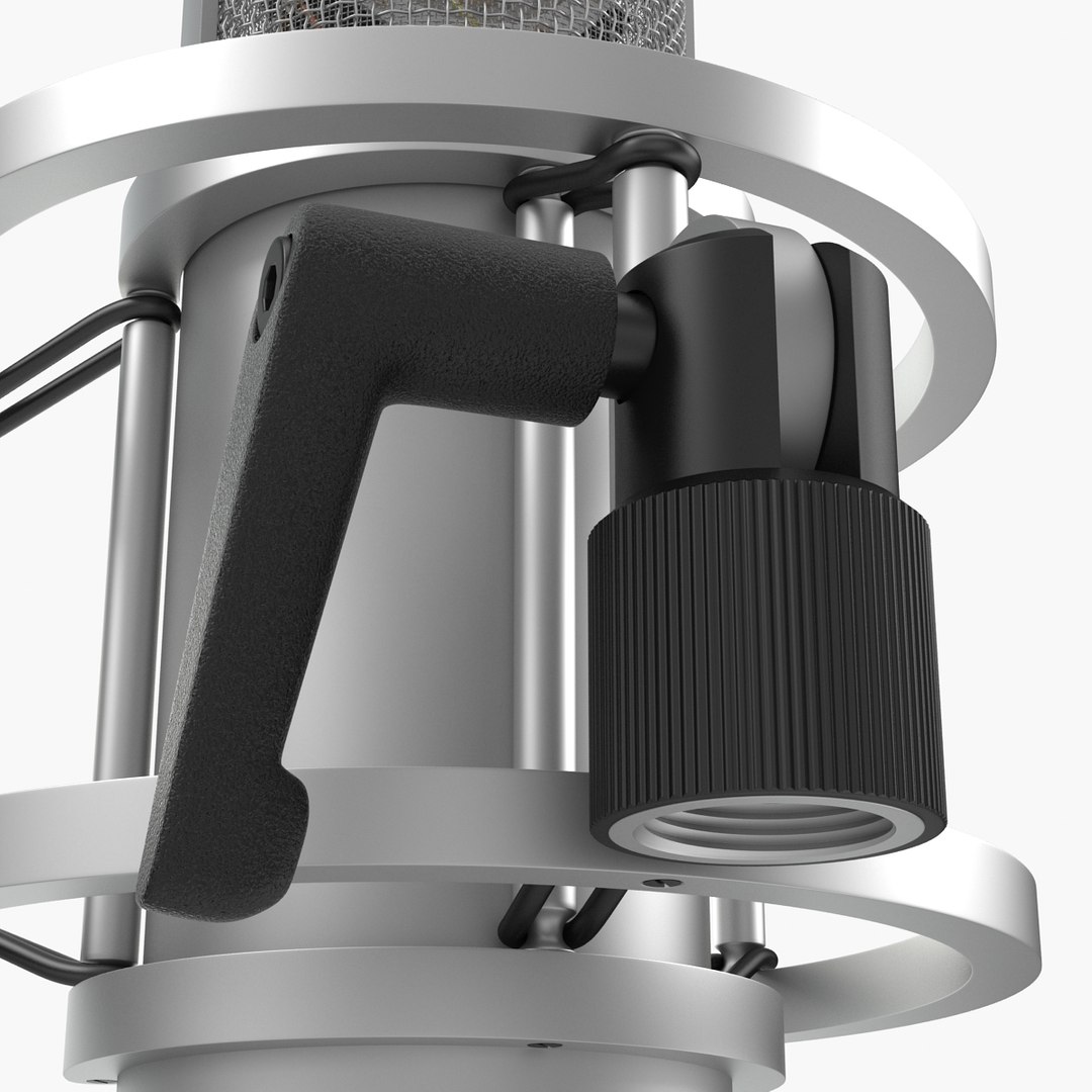 3d Model Microphone Mic Brauner