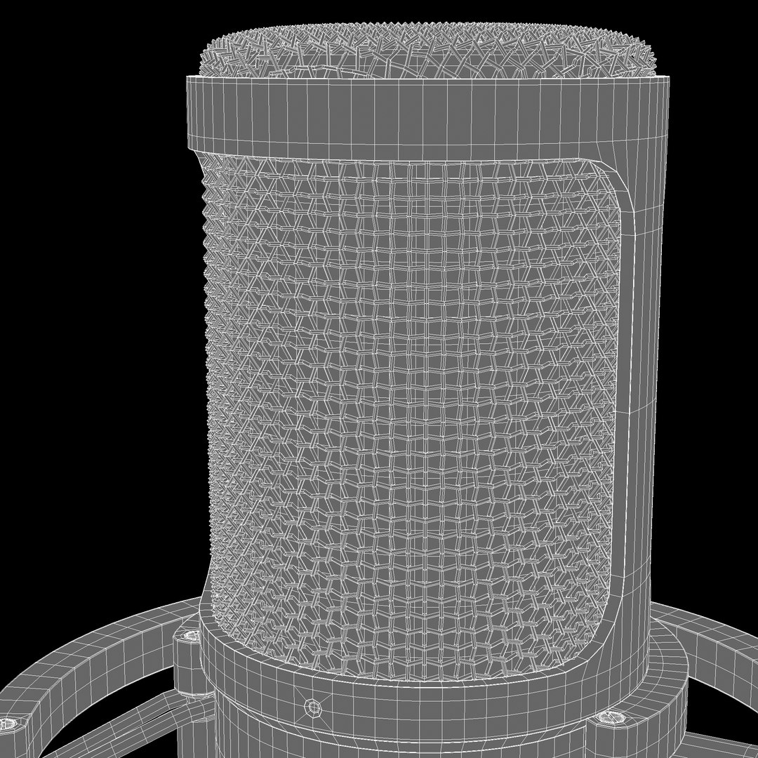 3d Model Microphone Mic Brauner