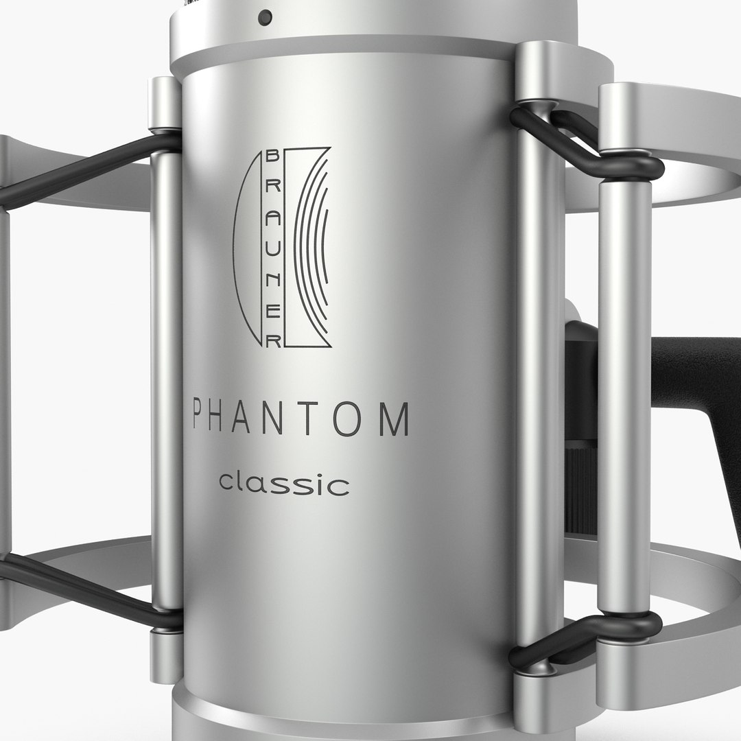 3d Model Microphone Mic Brauner