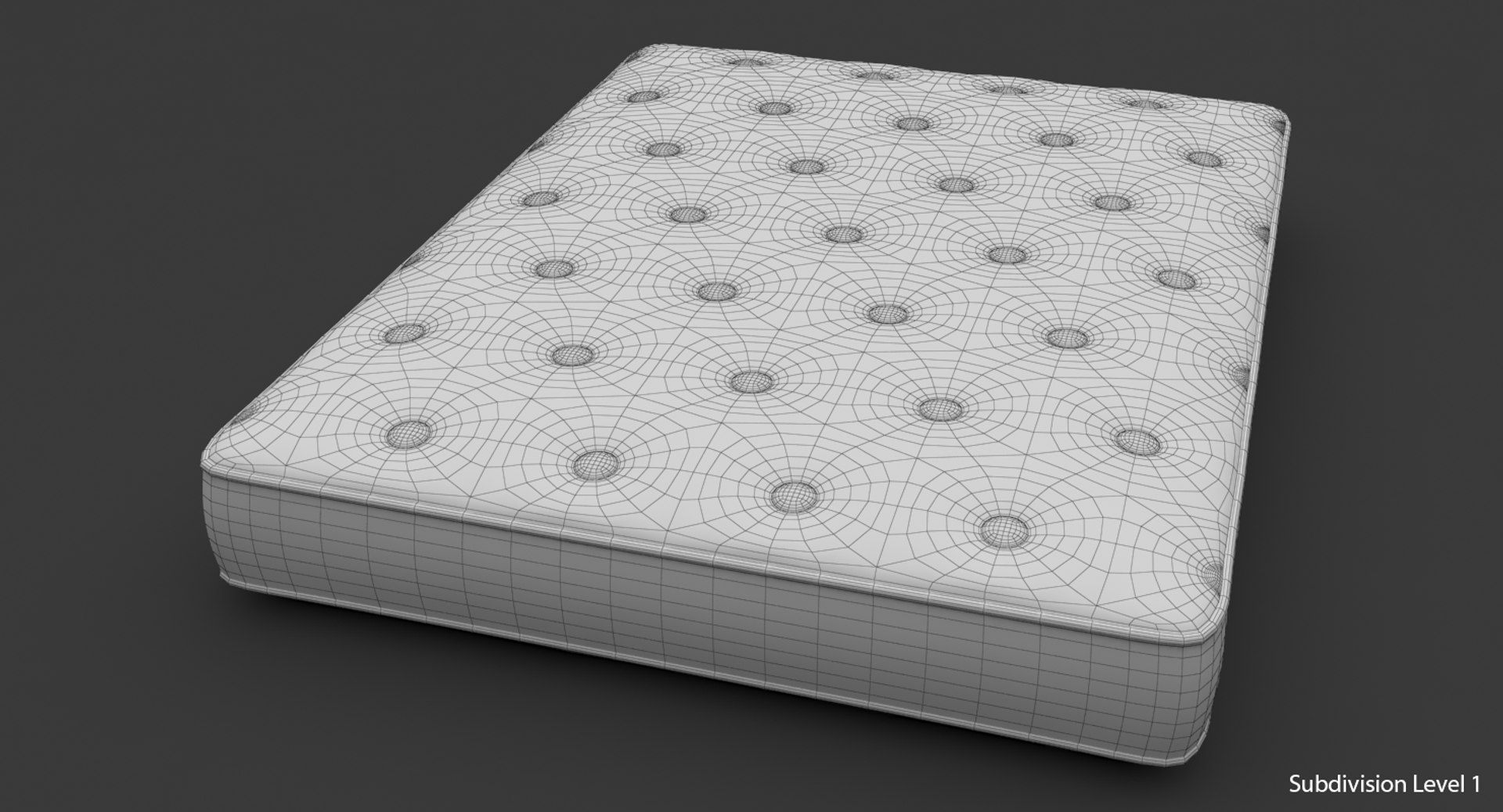 Double Bare Mattress 3D Model - TurboSquid 1283980