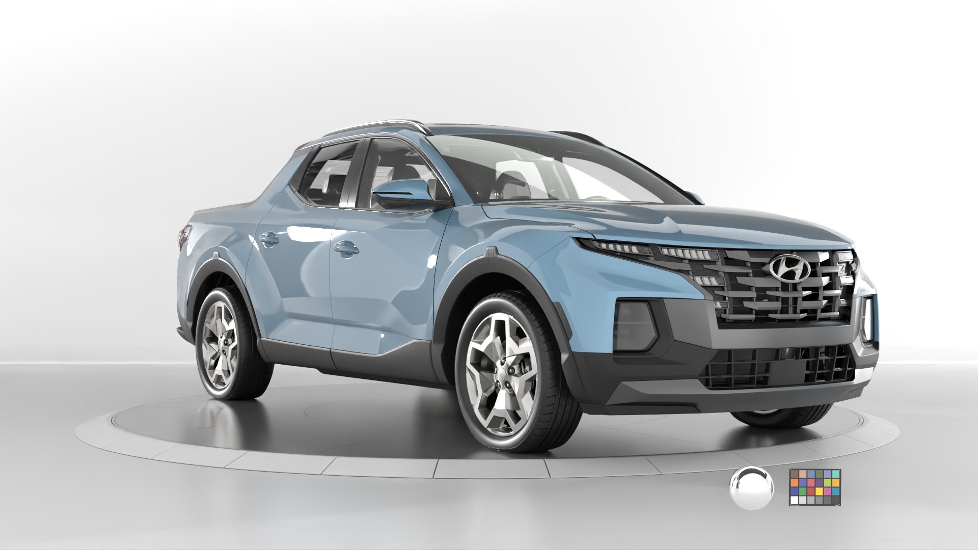 3D Hyundai SantaCruz 2024 --highres-Rigged And Render Ready ...