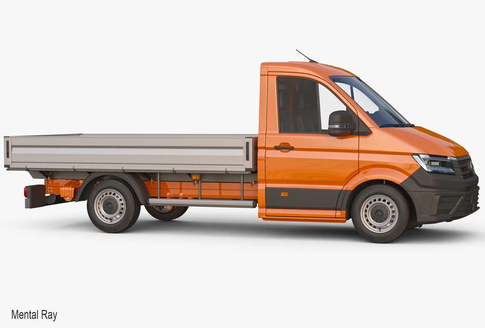 Volkswagen Crafter Single Cab 2017-2021 3D model - TurboSquid 1841632