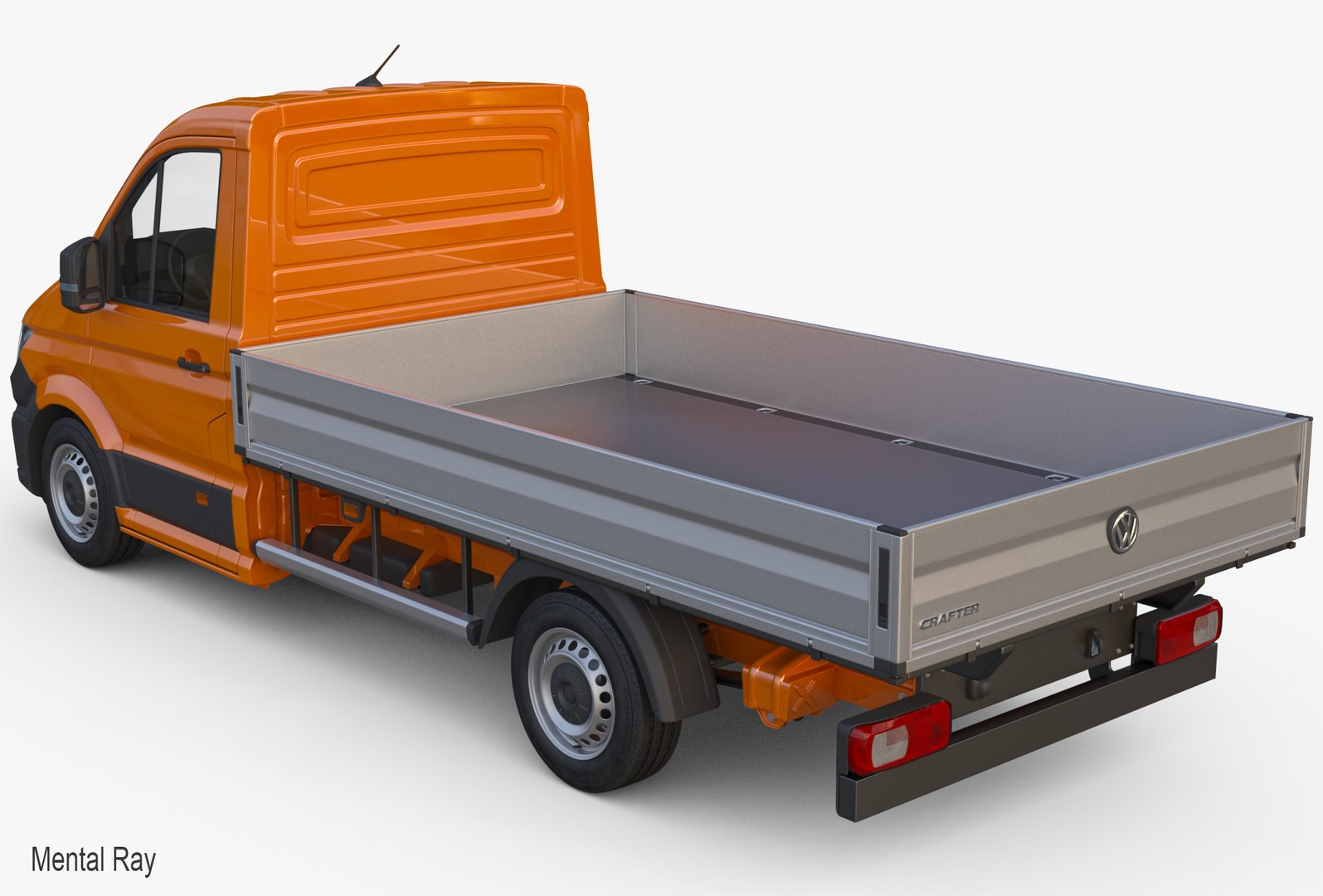 Volkswagen Crafter Single Cab 2017-2021 3D model - TurboSquid 1841632