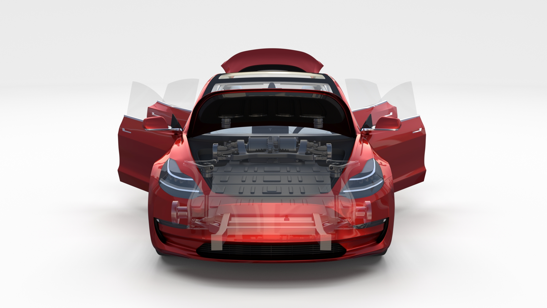 Pack 3 Tesla Interior Model - TurboSquid 1154206