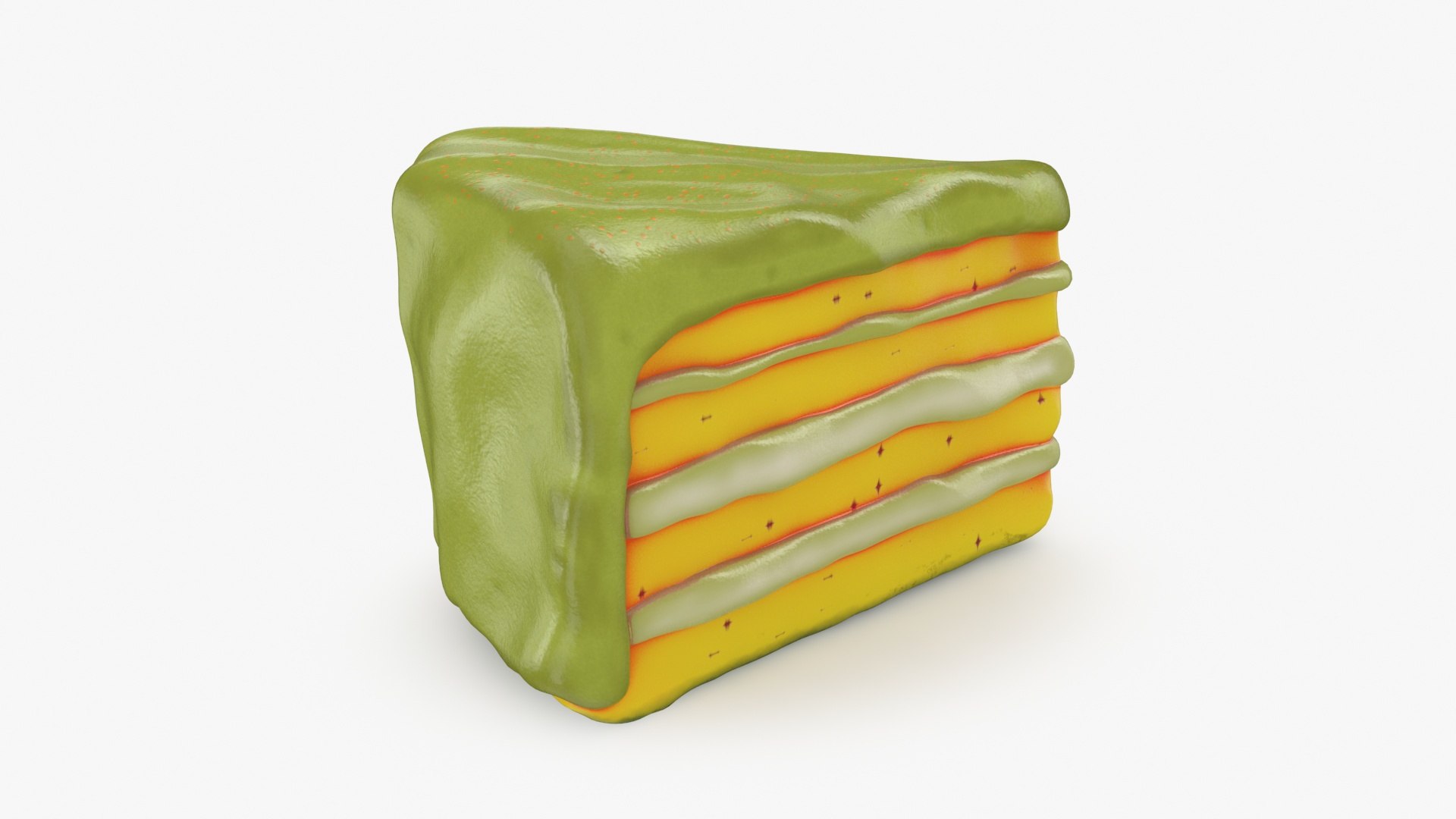 Stylized Cake Slice model - TurboSquid 2180543