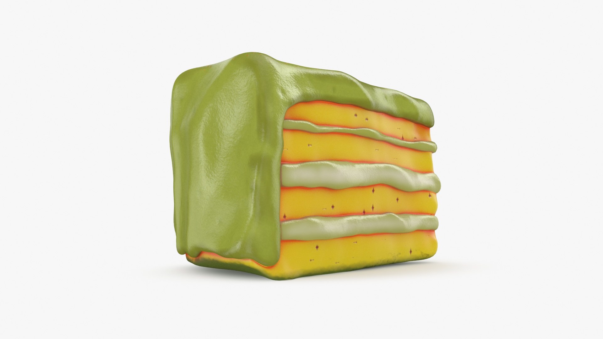 Stylized Cake Slice model - TurboSquid 2180543