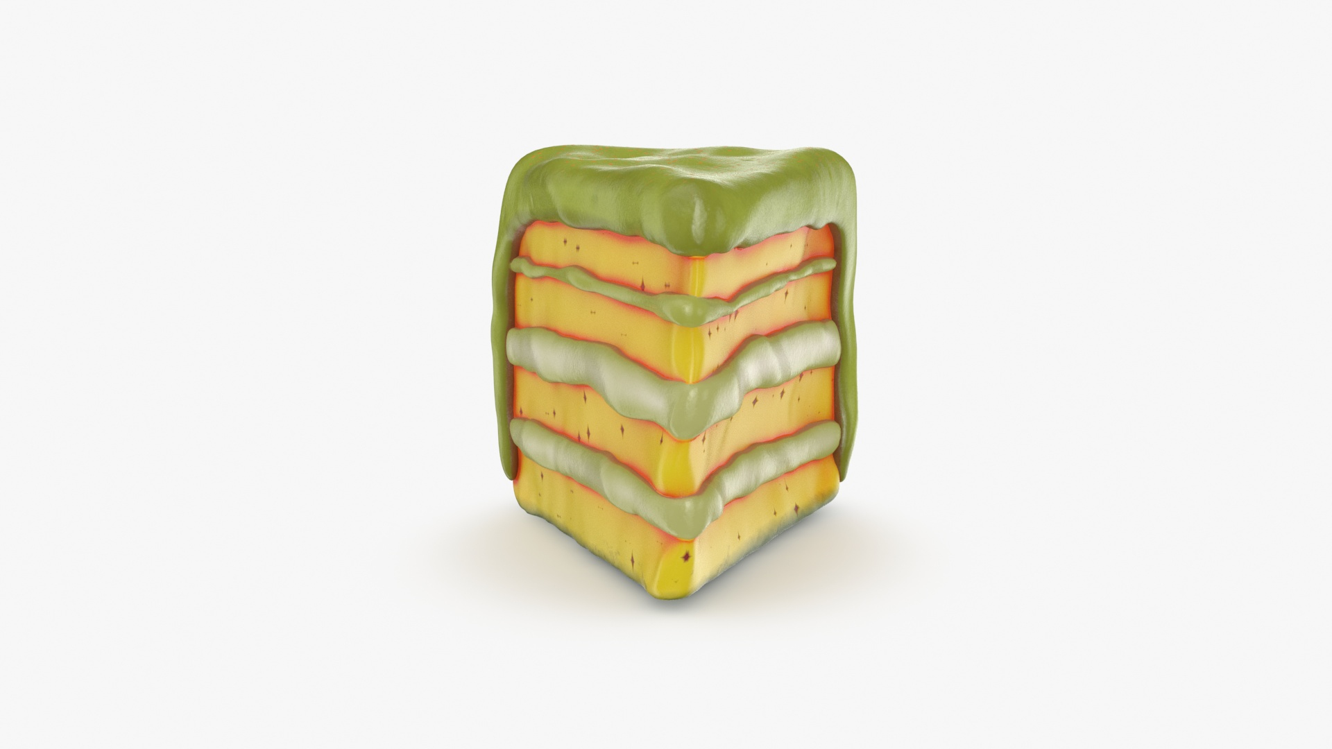 Stylized Cake Slice model - TurboSquid 2180543