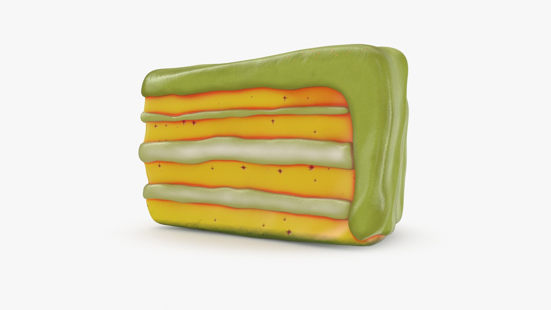 Stylized Cake Slice model - TurboSquid 2180543