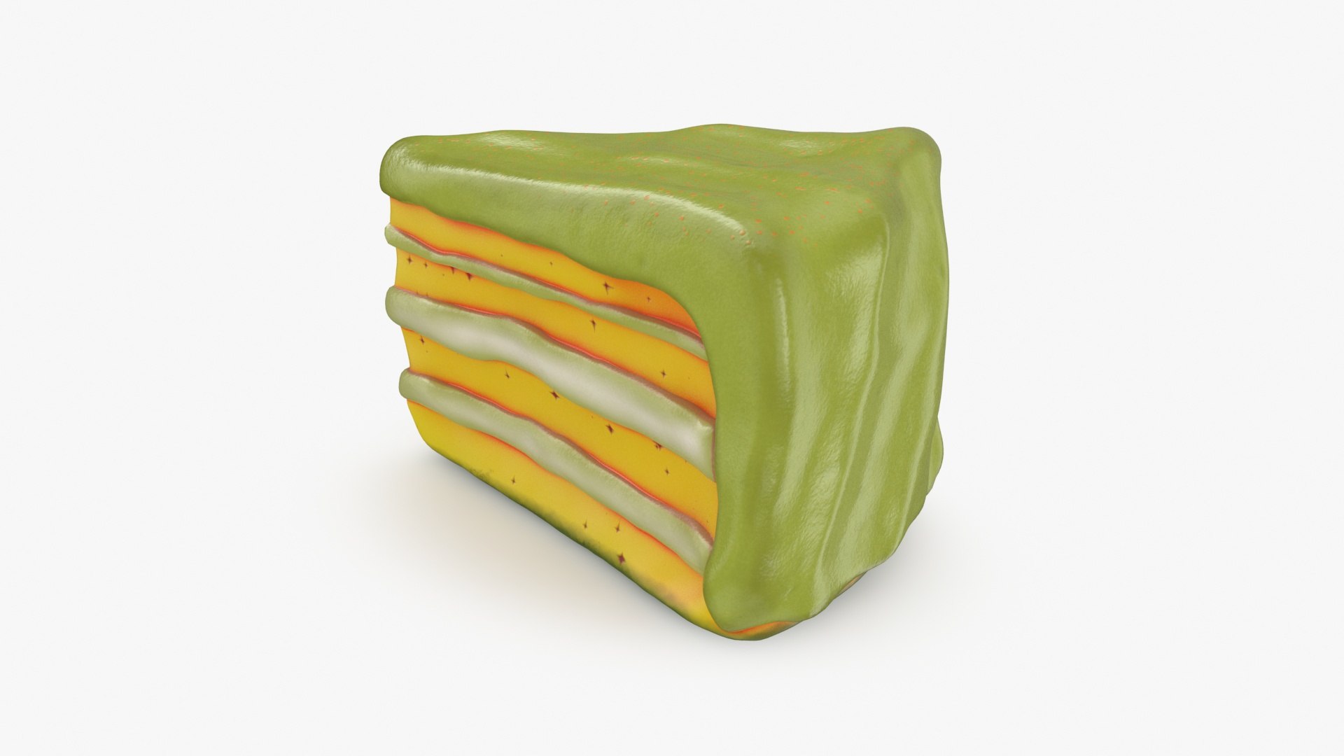 Stylized Cake Slice model - TurboSquid 2180543