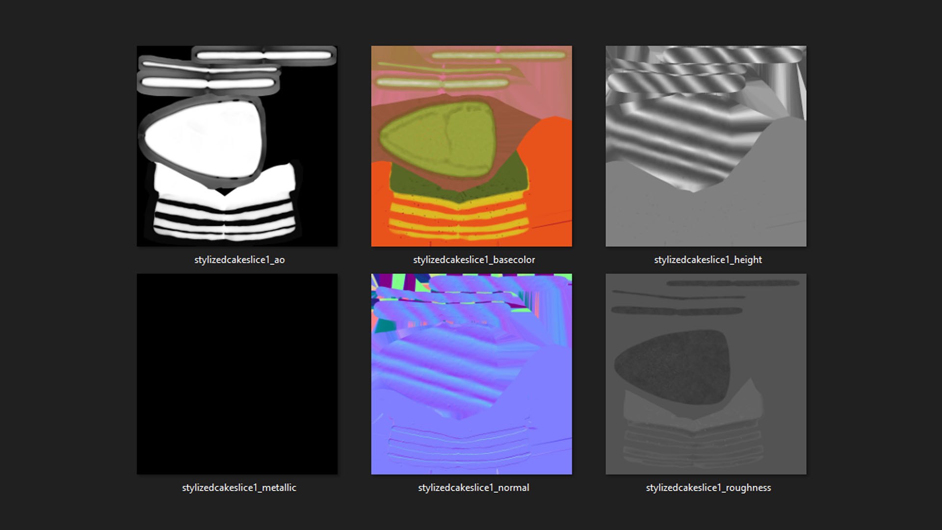 Stylized Cake Slice model - TurboSquid 2180543