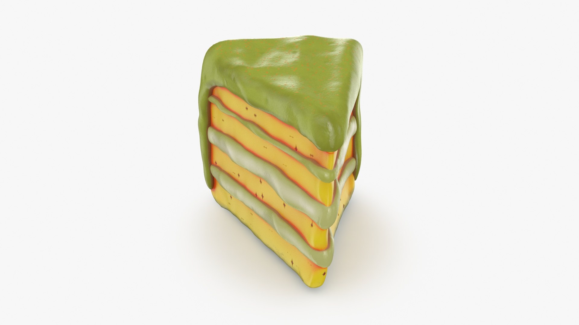 Stylized Cake Slice model - TurboSquid 2180543