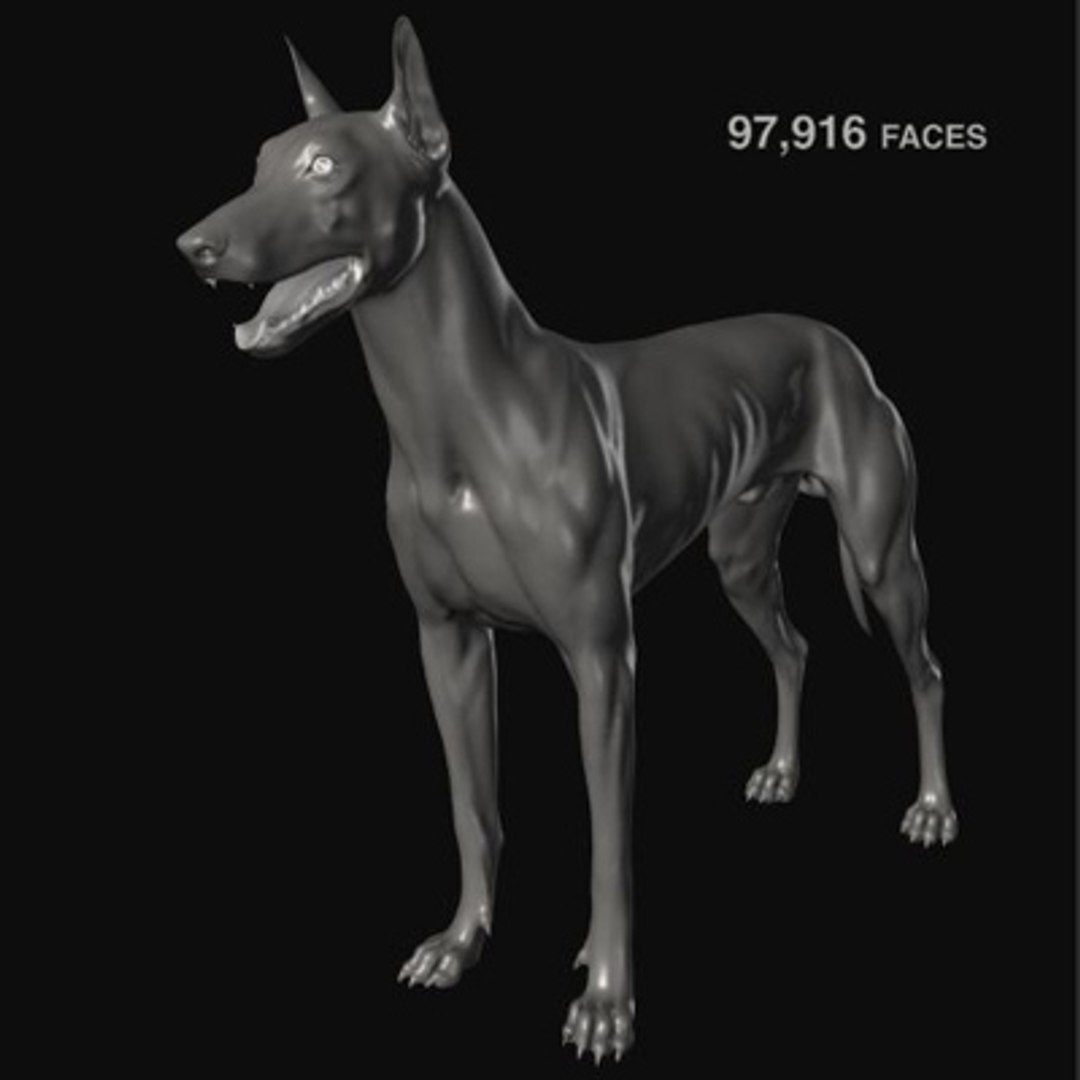 Maya Dog Stylized Canine
