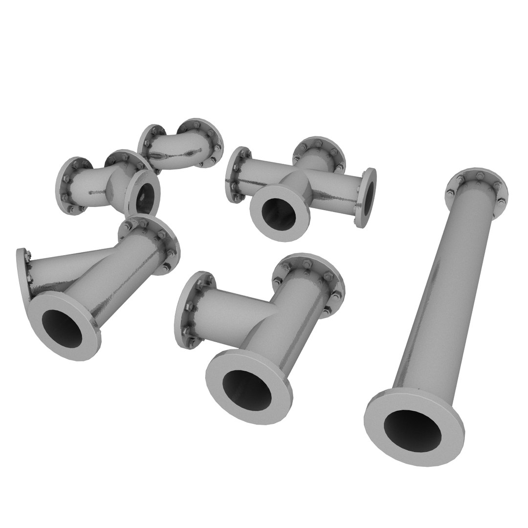 3D Model Pipe Set - TurboSquid 1264475
