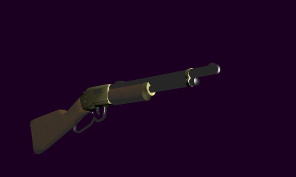 Free 3D cowboy rifle model - TurboSquid 1477505
