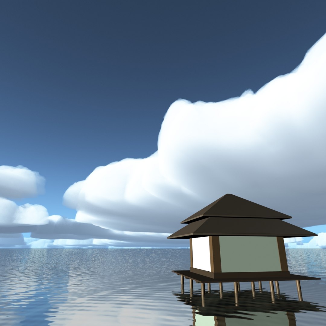 3ds max sky clouds