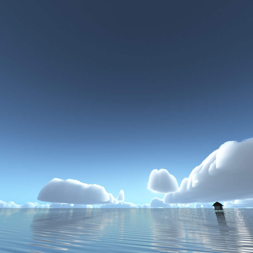 3ds max sky clouds