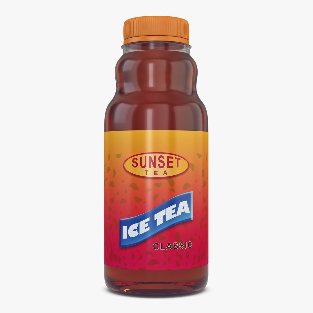 3D Ice Tea Classic Bottle 450ml Simple M 1 - TurboSquid 2137010