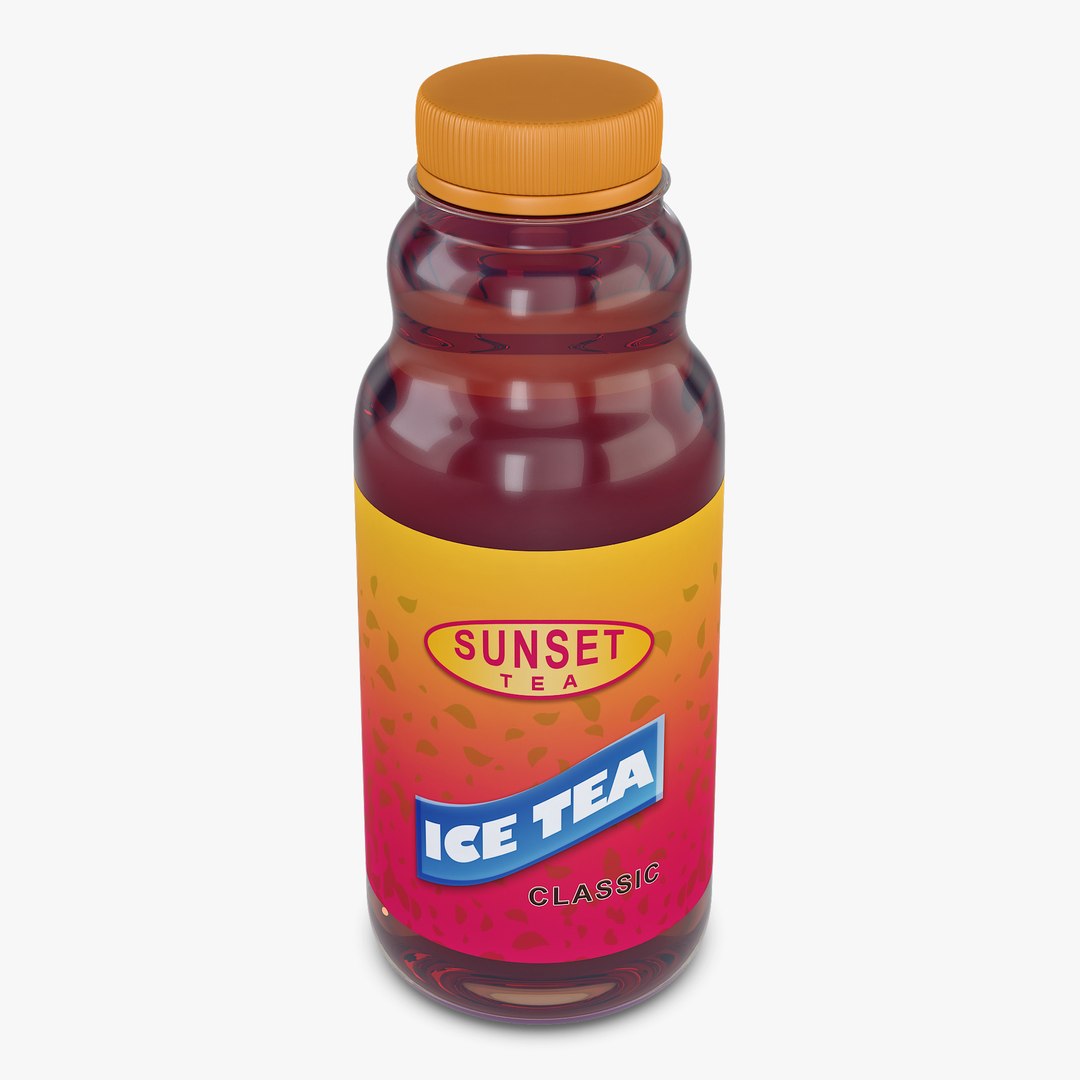 3D Ice Tea Classic Bottle 450ml Simple M 1 - TurboSquid 2137010