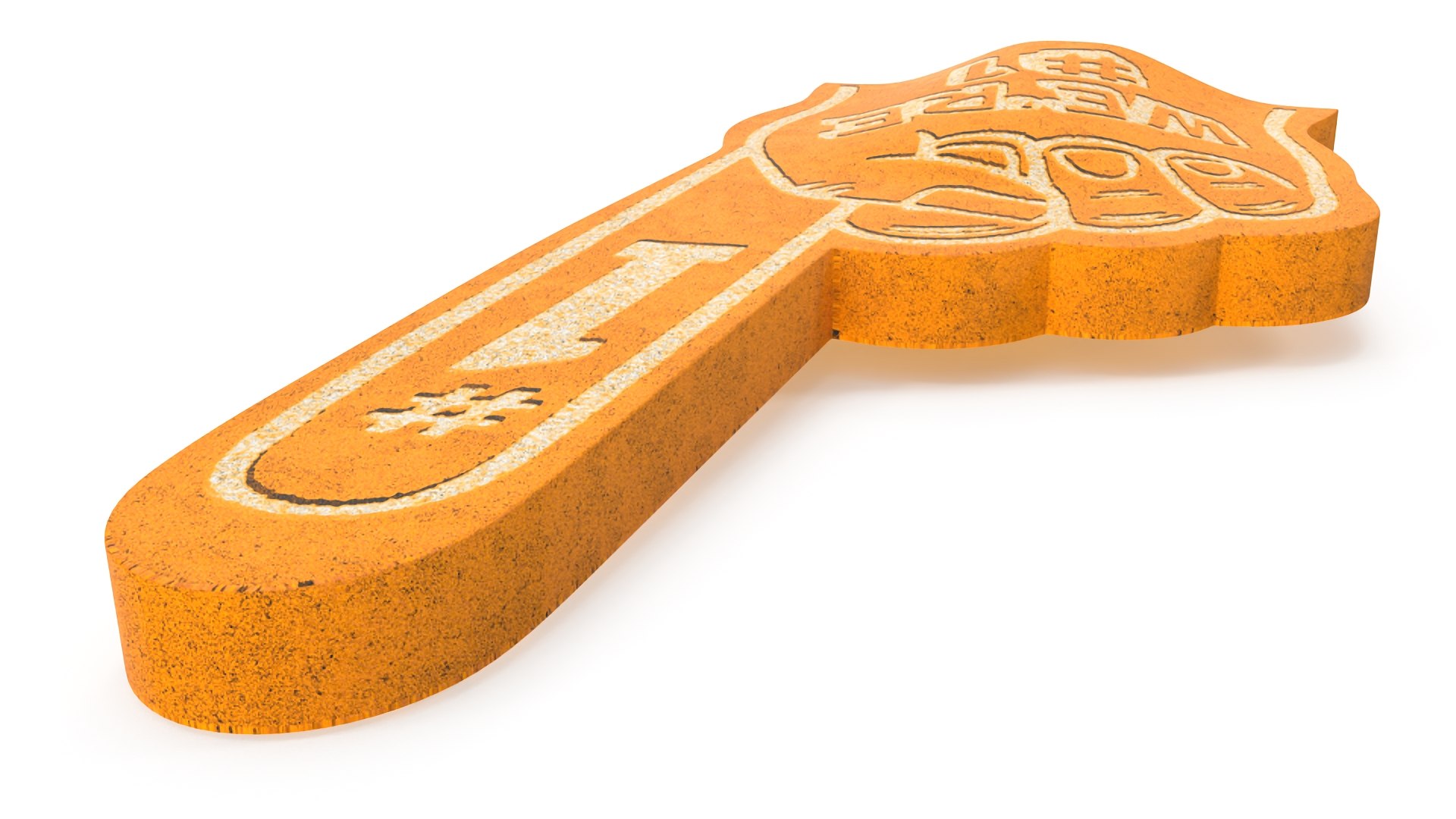 3D Foam Hand Yellow - TurboSquid 2277724