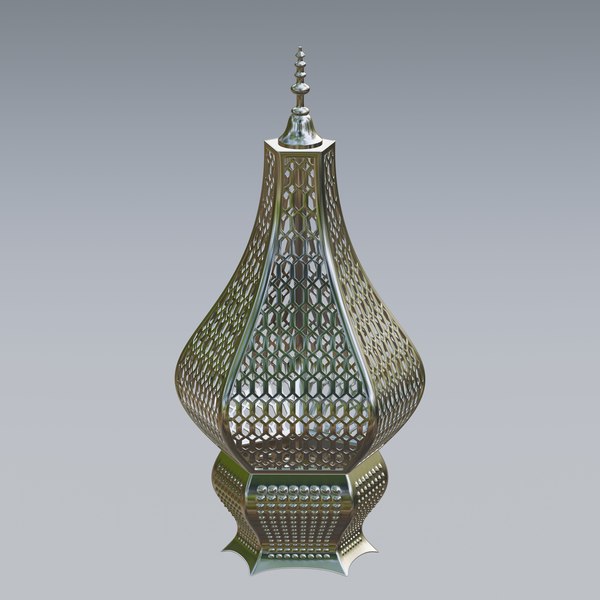 3D lamp metal lantern - TurboSquid 1286846