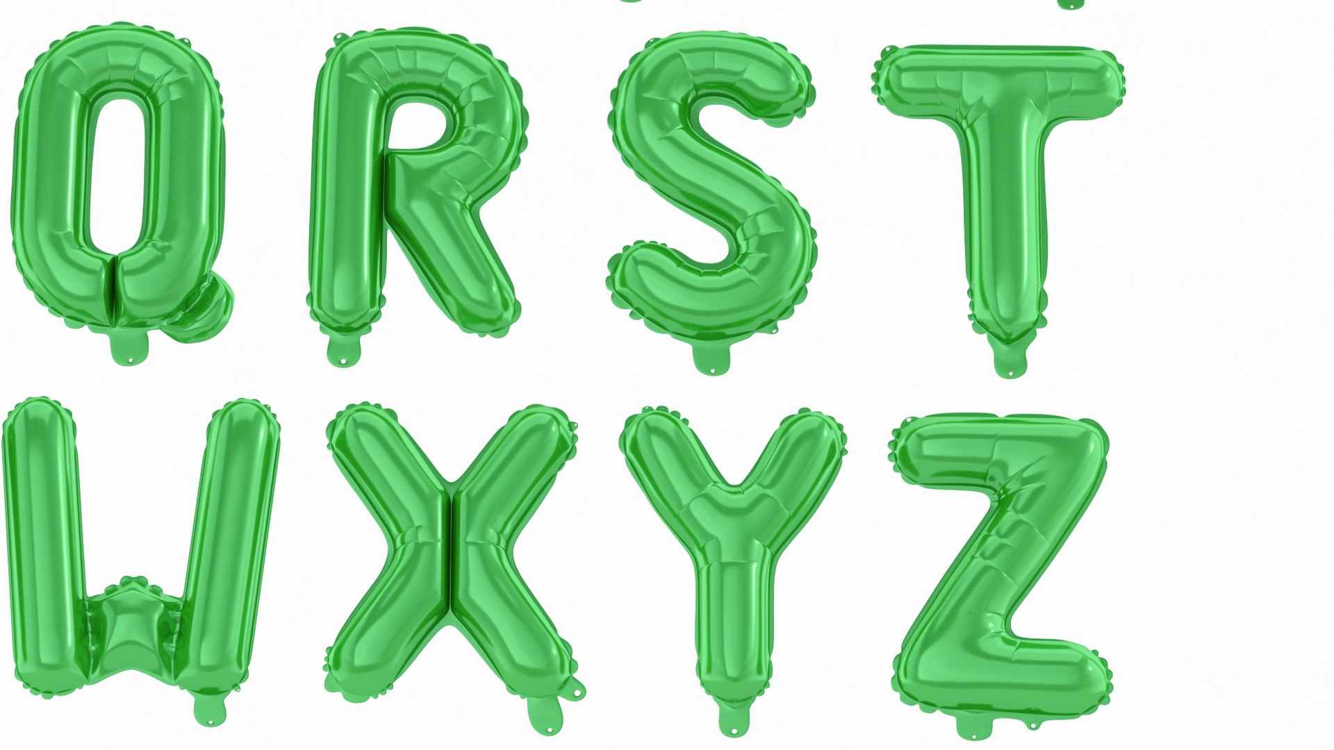 3D balloon alphabet - TurboSquid 1615820