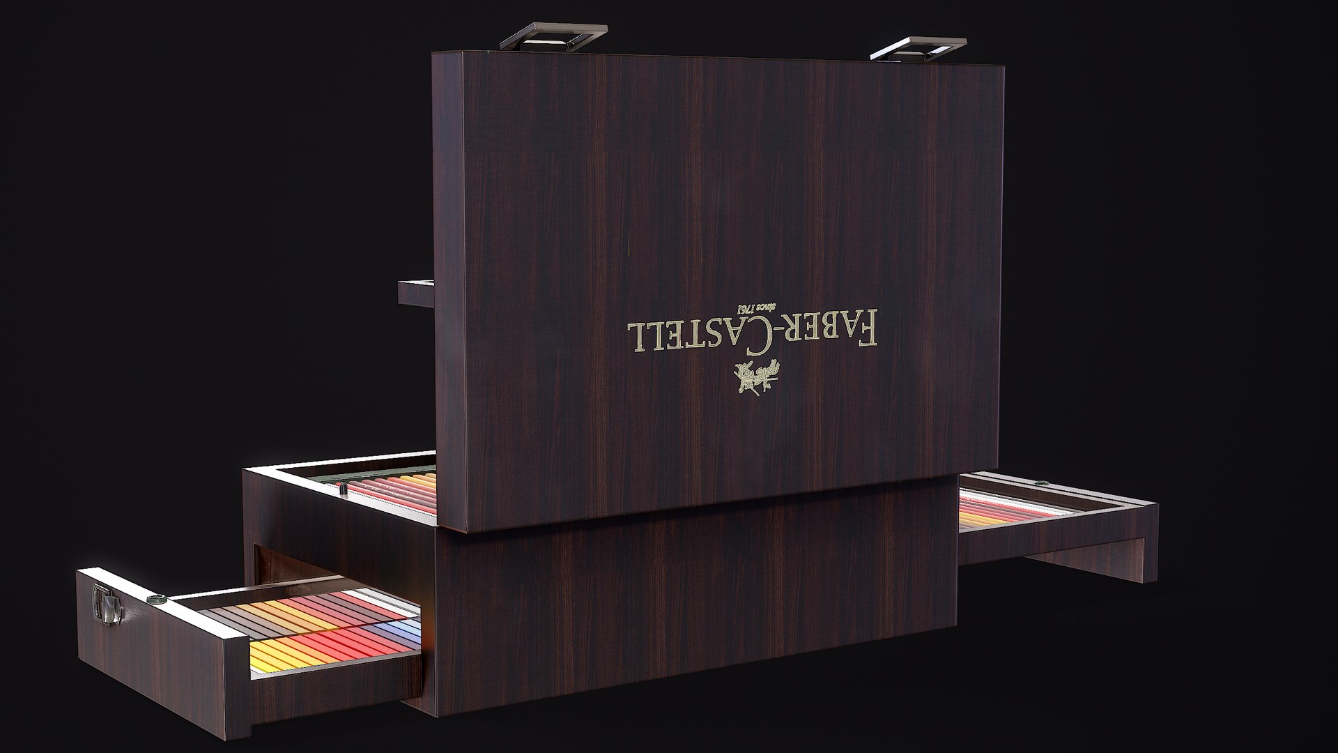 3D Model Faber-Castell Drawing Set - Art And Graph PBR - TurboSquid 1796660