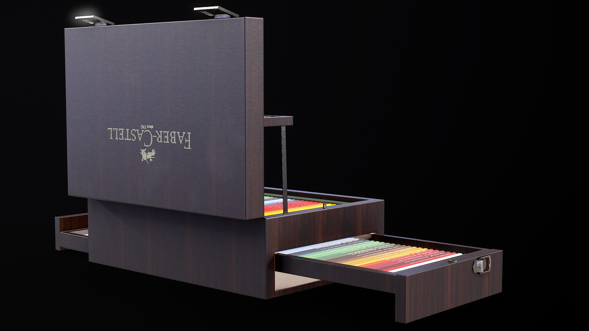 3D Model Faber-Castell Drawing Set - Art And Graph PBR - TurboSquid 1796660