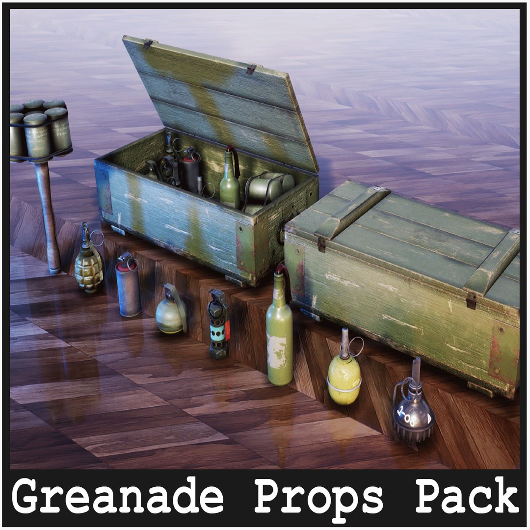 3D Model Ultimate Grenade Pack 10 Assets - TurboSquid 1984283