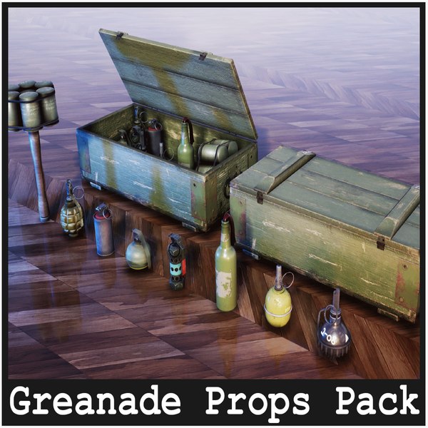 modèle 3D de Ultimate Grenade Pack 10 atouts - TurboSquid 1984283