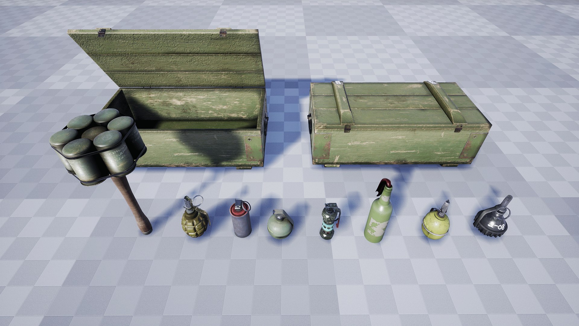 3D Model Ultimate Grenade Pack 10 Assets - TurboSquid 1984283