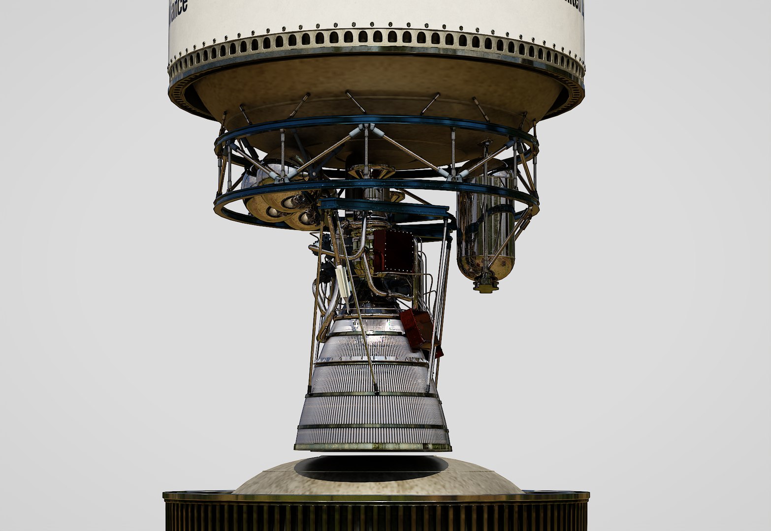 Vulcan centaur rocket model - TurboSquid 1590774