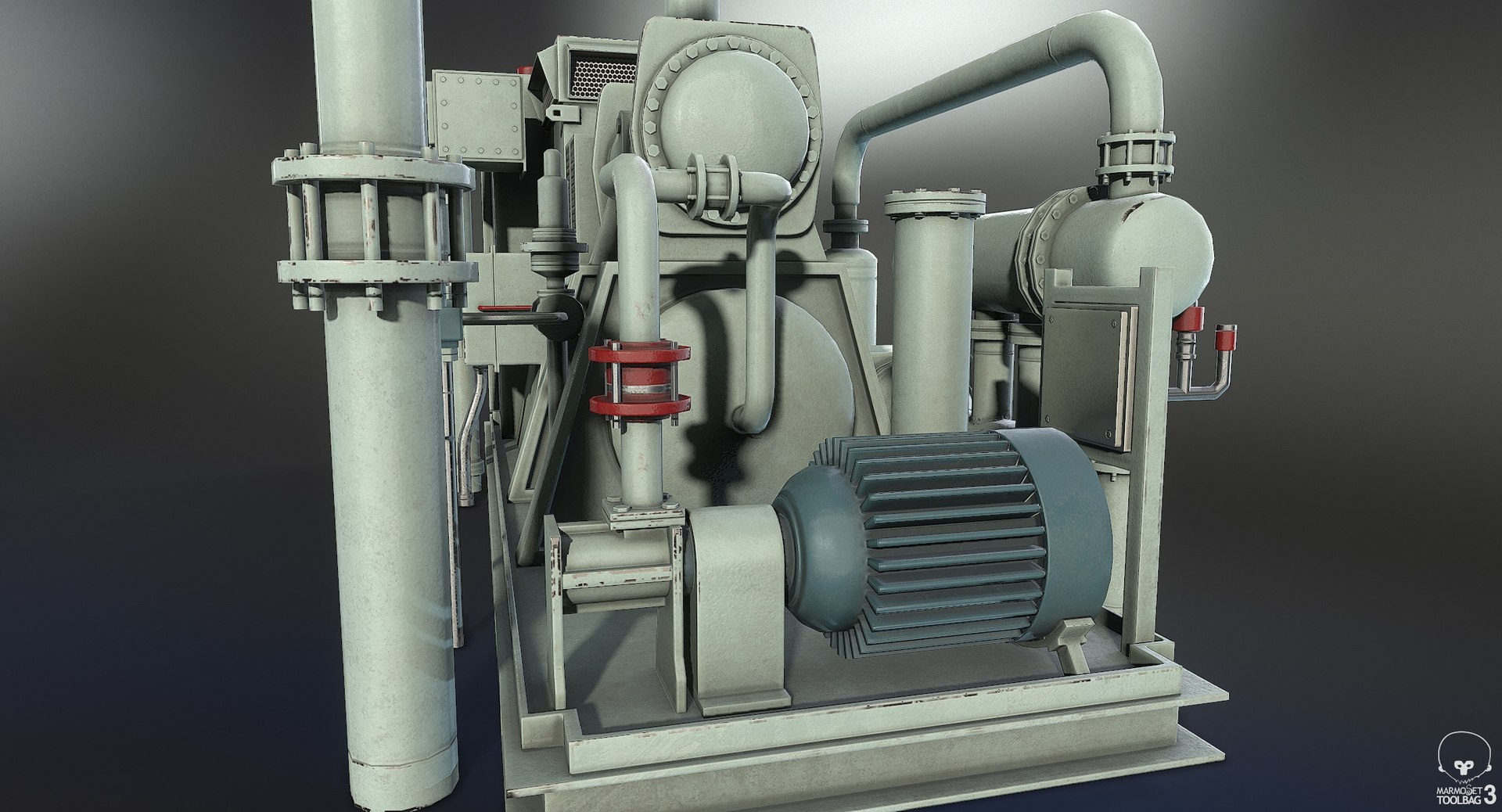 3d Compressor Polys Unity