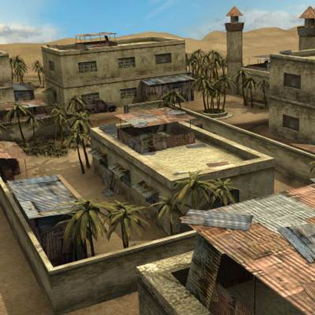 Arab Town 3d Max