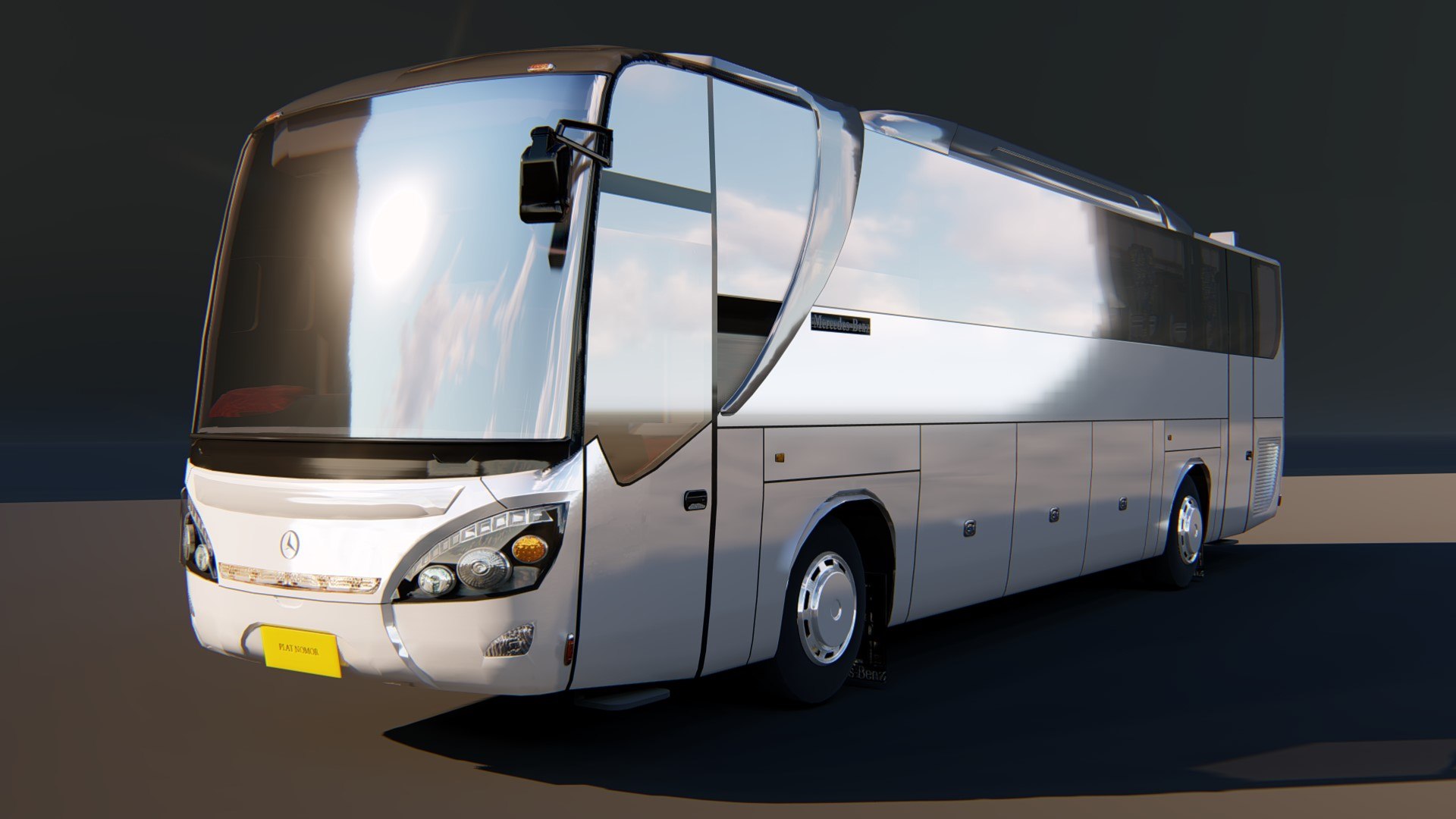 3D Bus Transportation Vehicle - TurboSquid 1677448