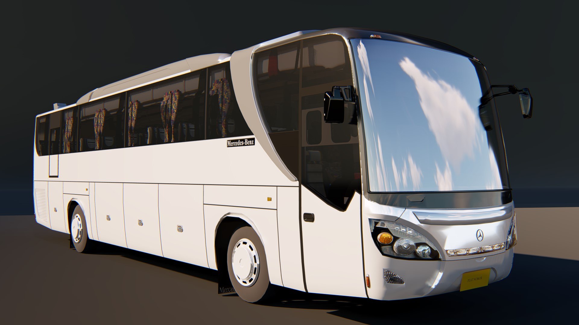 3D Bus Transportation Vehicle - TurboSquid 1677448