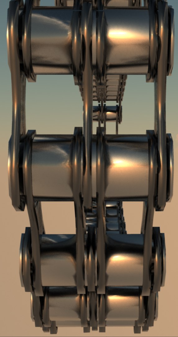 3d Tripple Link Chain Cogs