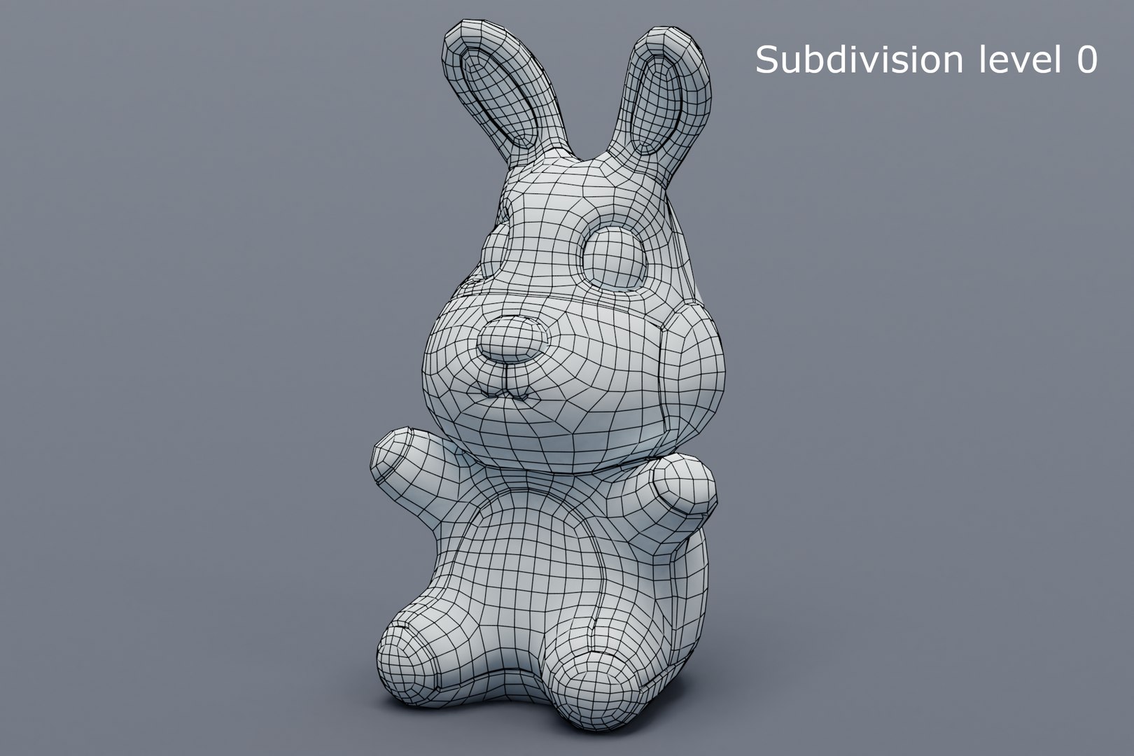 Rabbit Toy 3D Model - TurboSquid 1432410