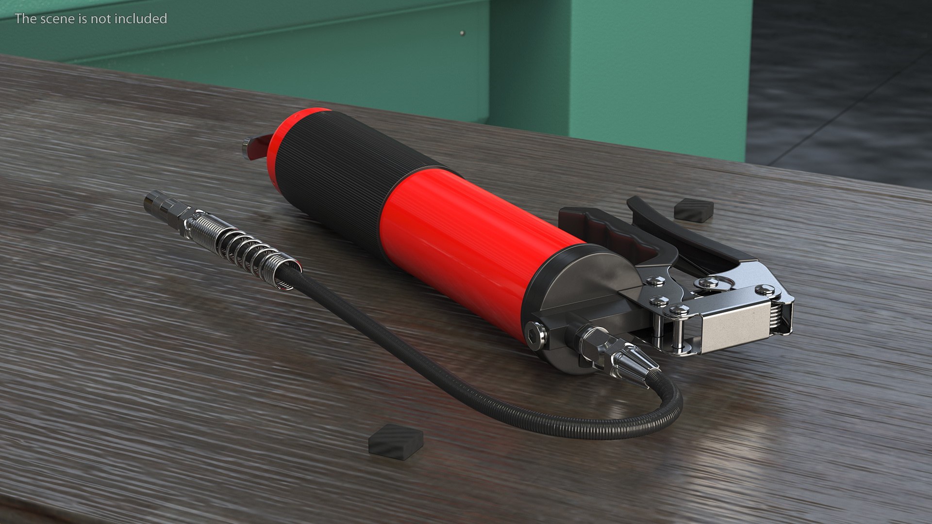 Pistol Grip Air Grease Gun Red 3D Model - TurboSquid 1764676