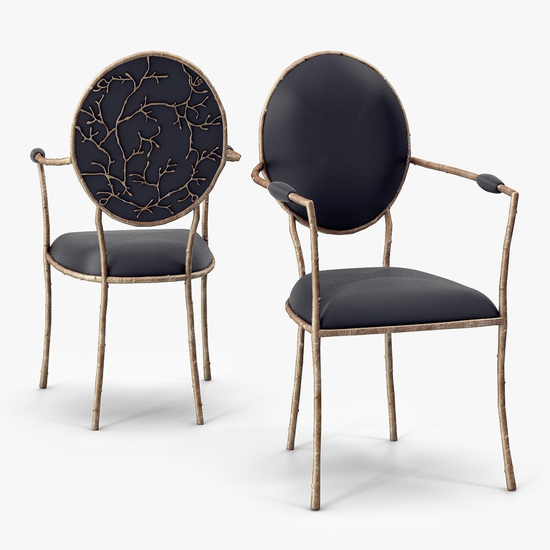 3d model koket enchanted dining chair