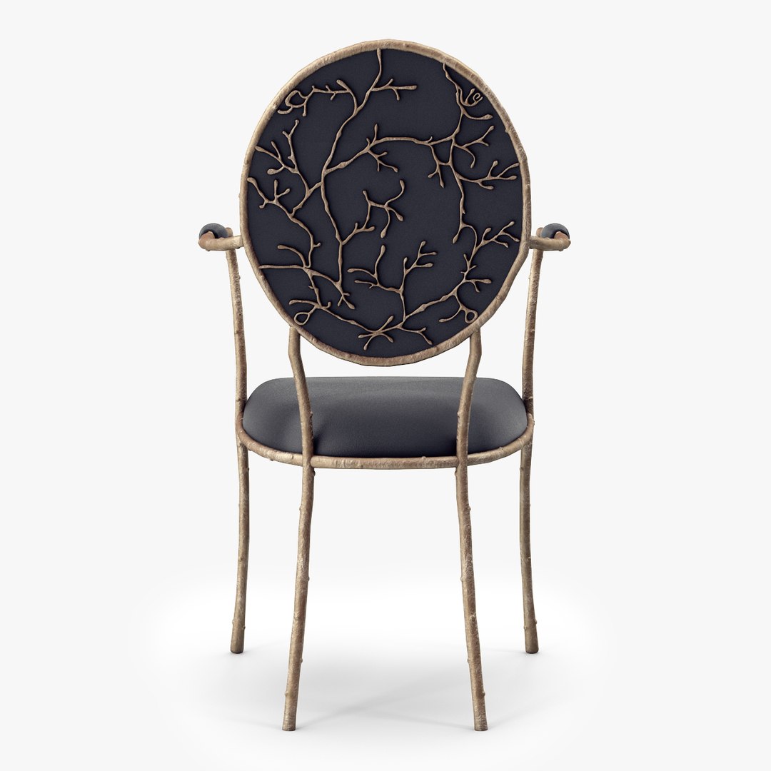 3d model koket enchanted dining chair