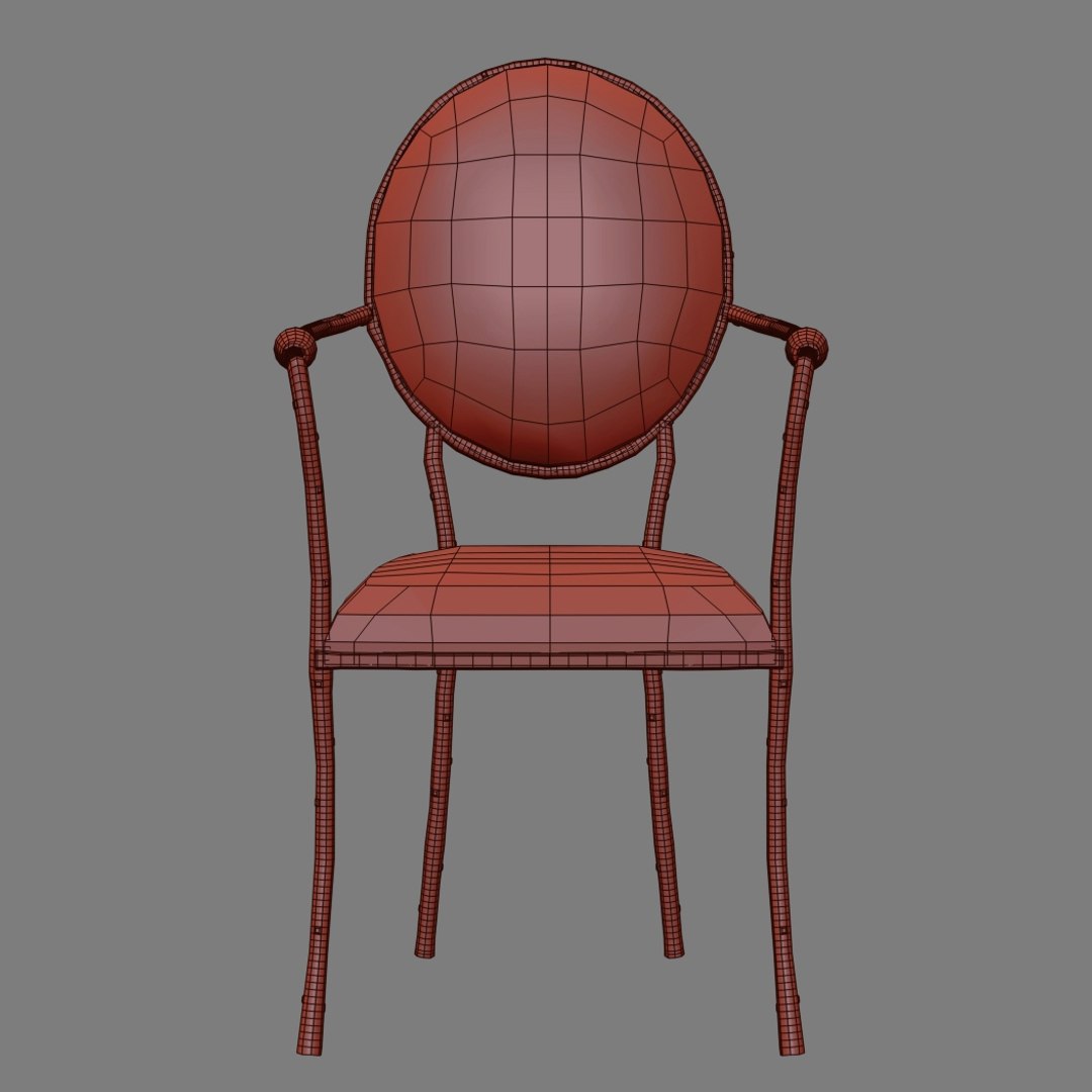 3d model koket enchanted dining chair