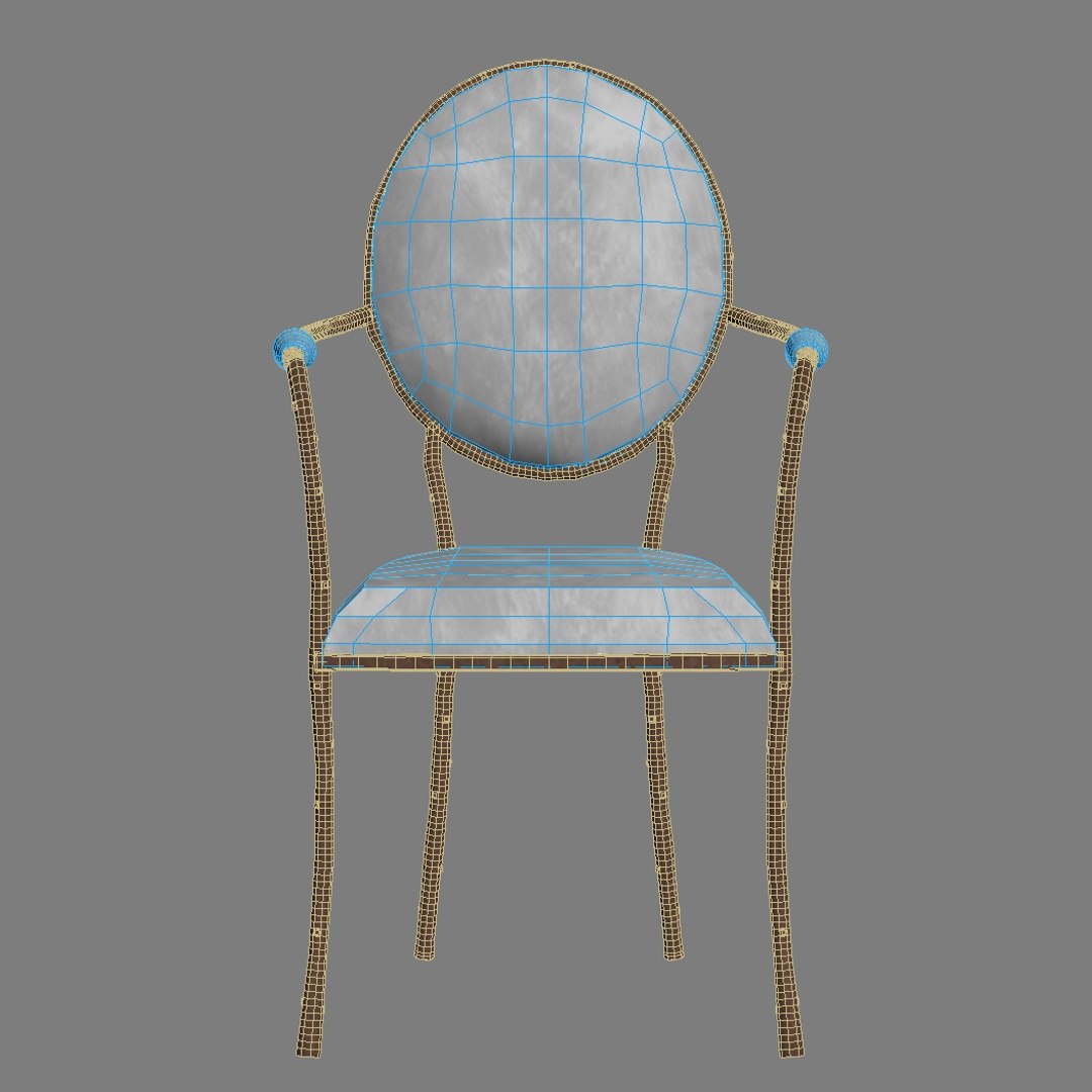 3d model koket enchanted dining chair